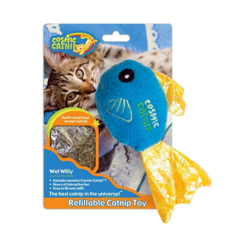 Cosmic Catnip Refillable Fish cat toy | Cat toy from Catac